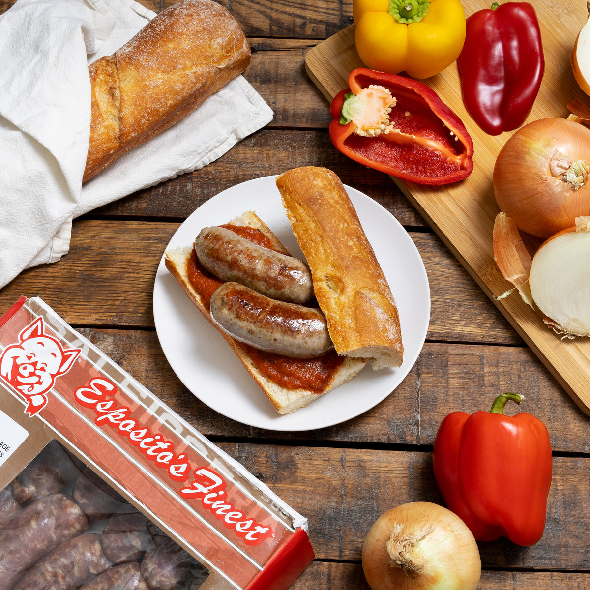Italian Sausage Stuffed with Peppers & Onions | Esposito's Finest ...